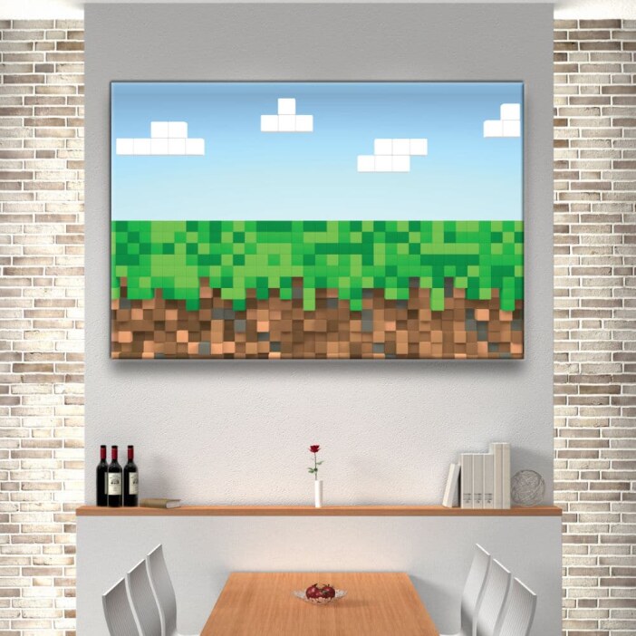 Cuadro Minecraft • Cuadros Tabloide