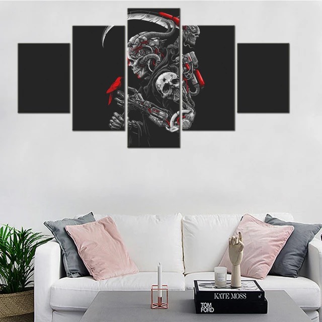 Cuadro Robot con una calavera • Cuadros Tabloide